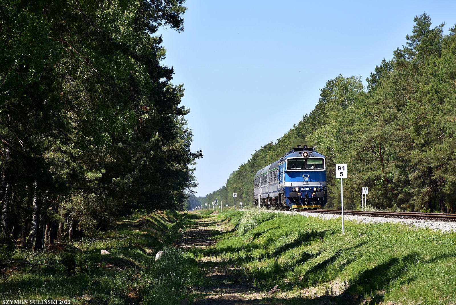 TLK Flisak w pod sierpeckich lasach - OK-KOLEJ.pl - Pozytywna Galeria Kolejowa